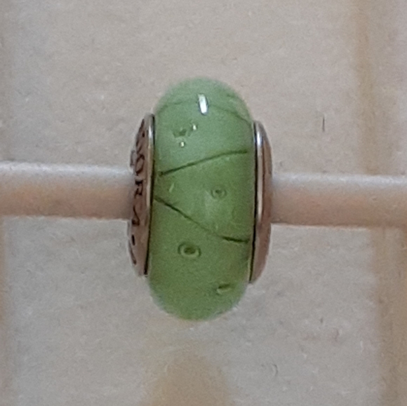 Pandora | Jewelry | Pandora Sterling Silver 925 Murano Glass Green ...